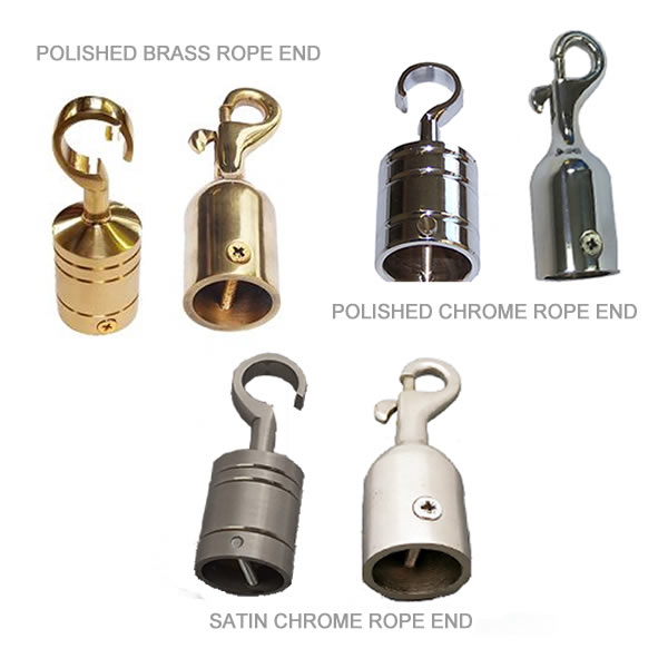 Synthetic Hemp for Rope Posts White Light Display